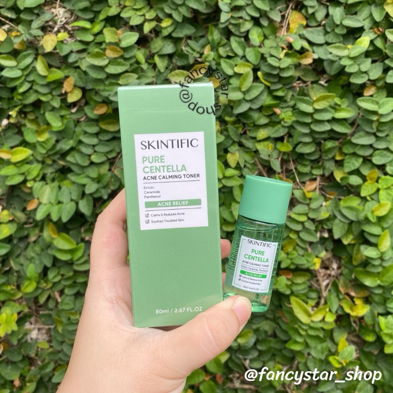 Jual SKINTIFIC Pure Centella Acne Calming Toner (20ml) (80ml) | Shopee ...