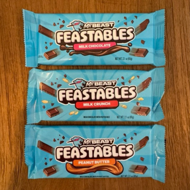 Jual MrBeast Feastables Chocolate 100% Original - NEW VERSION Mr Beast ...