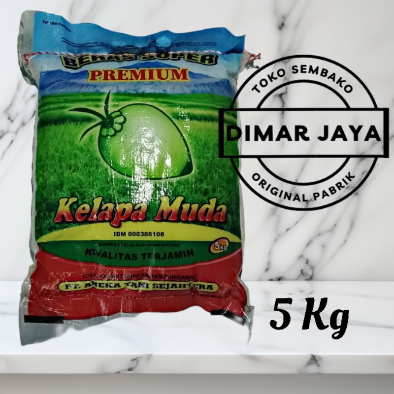 Jual Beras Kelapa Muda Premium 5 Kg | Shopee Indonesia