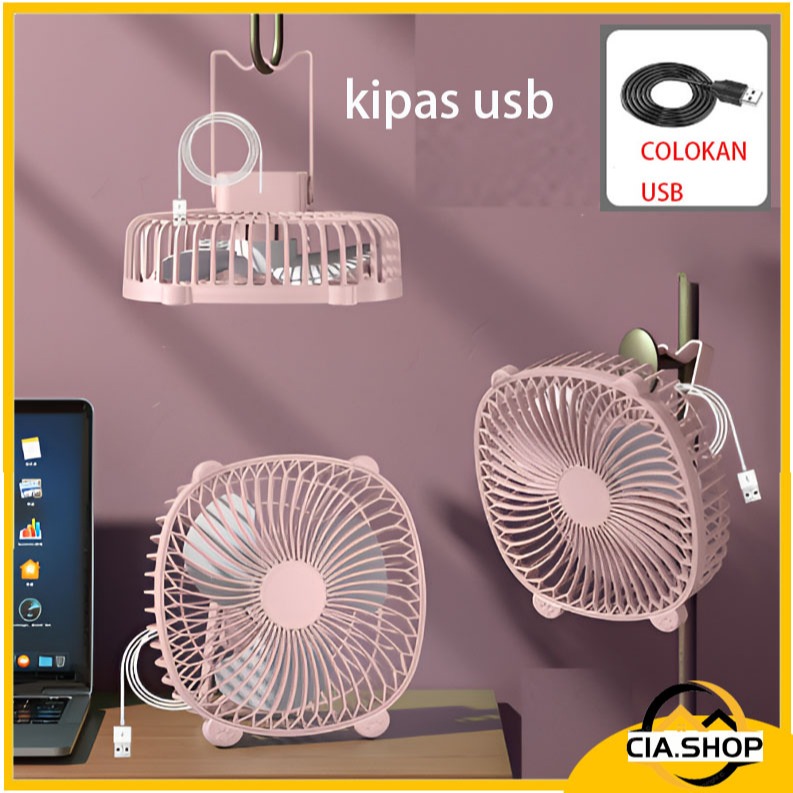 Jual Kipas Angin Meja Portable USB Powered - KIPAS USB | Shopee Indonesia