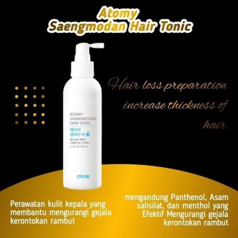 Jual ATOMY HERBAL HAIR TONIC | ATOMY SAENGMODAN HAIR TONIC | Shopee ...