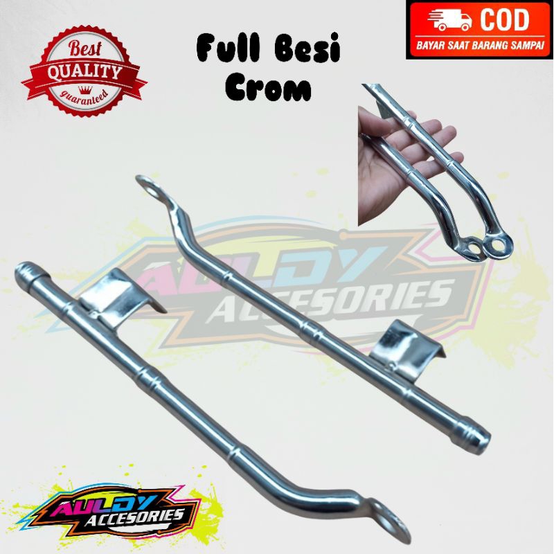 Jual Begel Behel Cb Panjang Model Opal Motif Oval Full Besi Crom 28 Cm ...