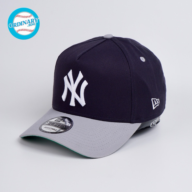 Jual Topi New Era Original New York Yankees Navy Grey | Shopee Indonesia