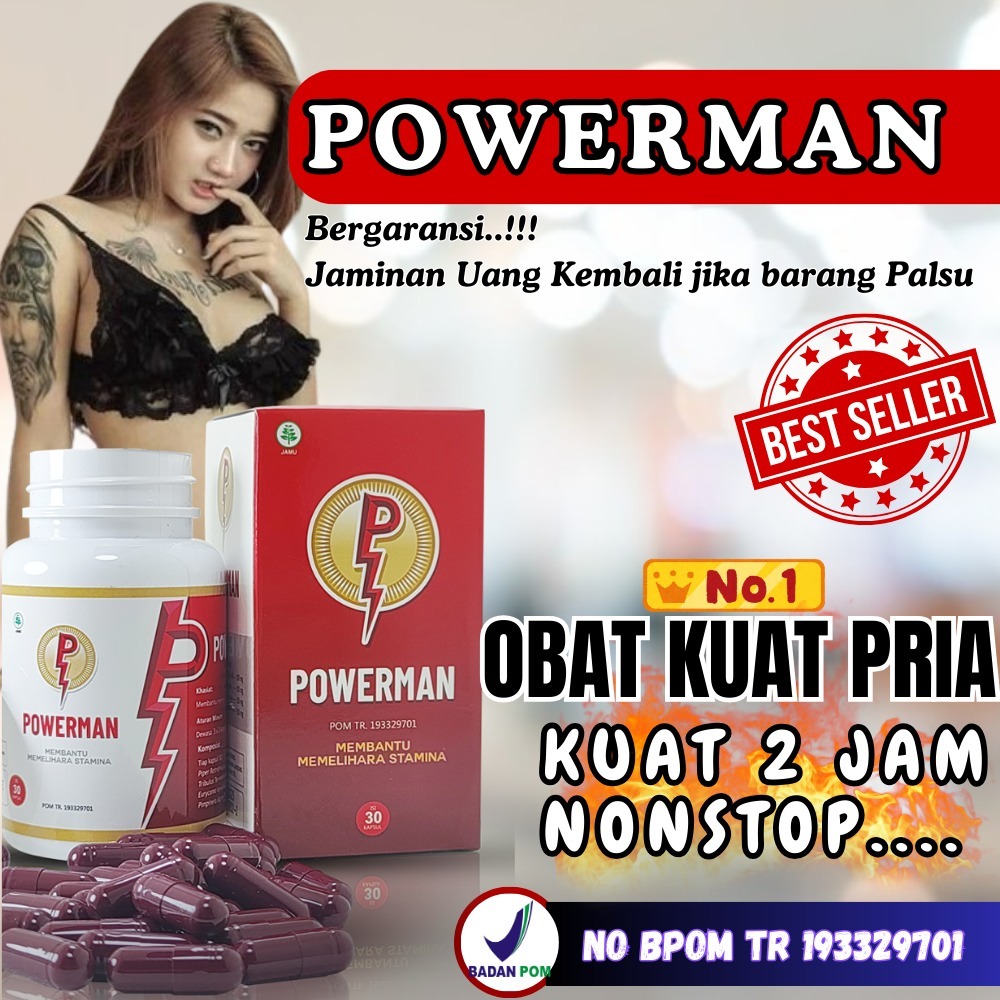 Jual OBAT KUAT PRIA (PRIVASI 100% AMAN)KAPSUL AMPUH PRIA TAHAN LAMA POWERMAN ORIGINAL P0WERMAN ...