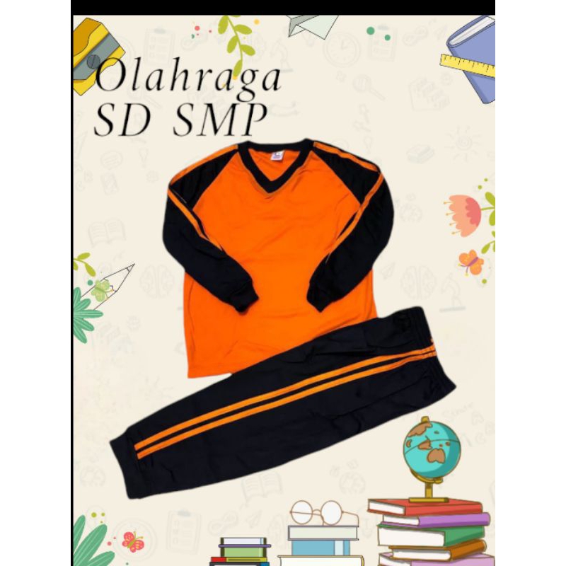 Jual SERAGAM OLAHRAGA ANAK SD/SMP STELAN OLAHRAGA ANAK SD NEGRI/SMP ...