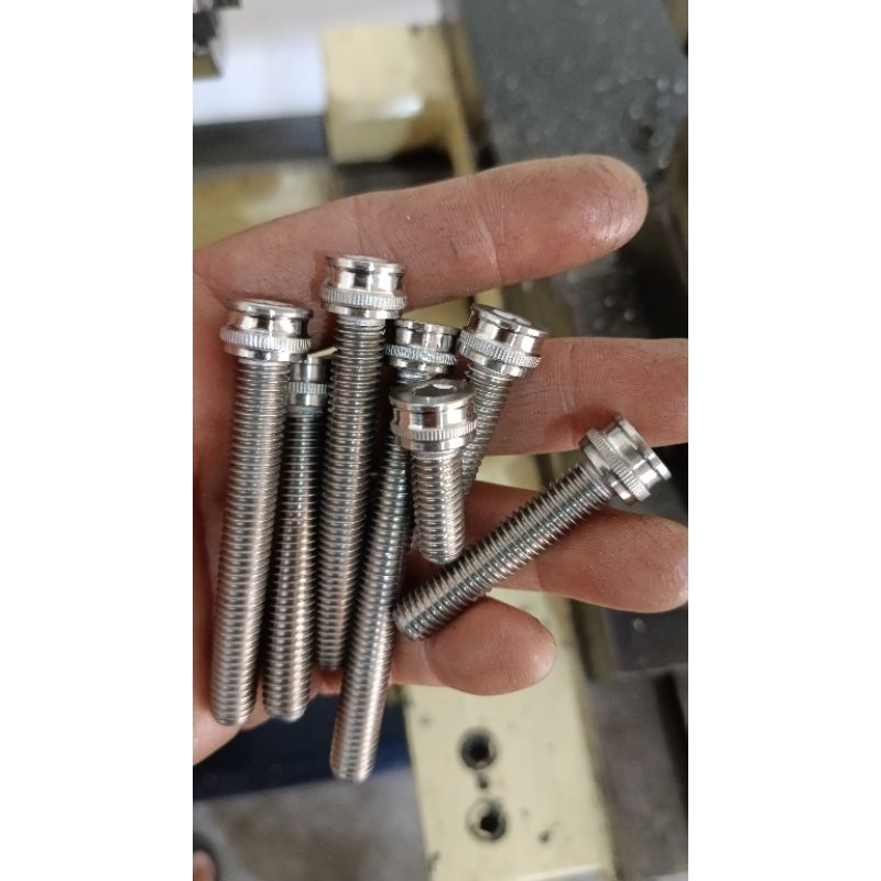 Jual BAUT L STAINLESS M8 DRAT12/BAUT 12 HANDMADE UKURAN 2CM SAMPAI 7CM HARGA SATUAN | Shopee ...