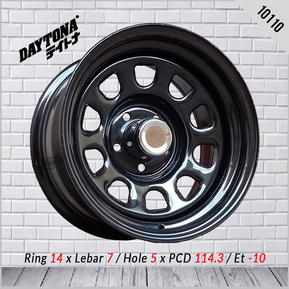 Jual Velg Mobil DAYTONA Besi Offroad Baut 5x114.3 Ring 14 Lebar 7 ...