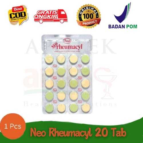 Jual Neo Rheumacyl 20 Tablet | Obat Nyeri, Otot dan Sendi | Shopee ...