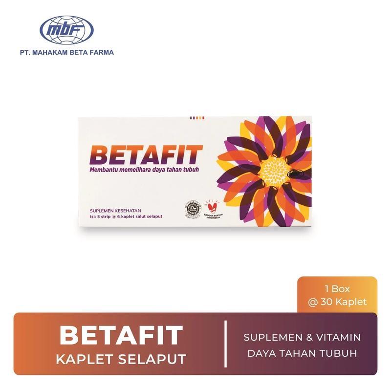 Jual BETAFIT 30 Kaplet - Suplemen Vitamin Daya Tahan Tubuh | Shopee ...