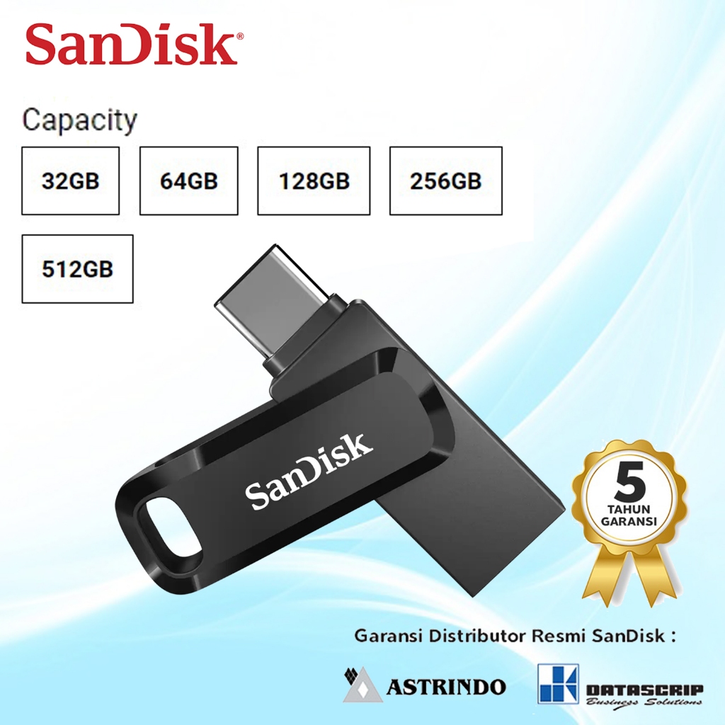Jual Flashdisk OTG Type C 512GB SanDisk Dual Drive SDDDC3 - Garansi ...