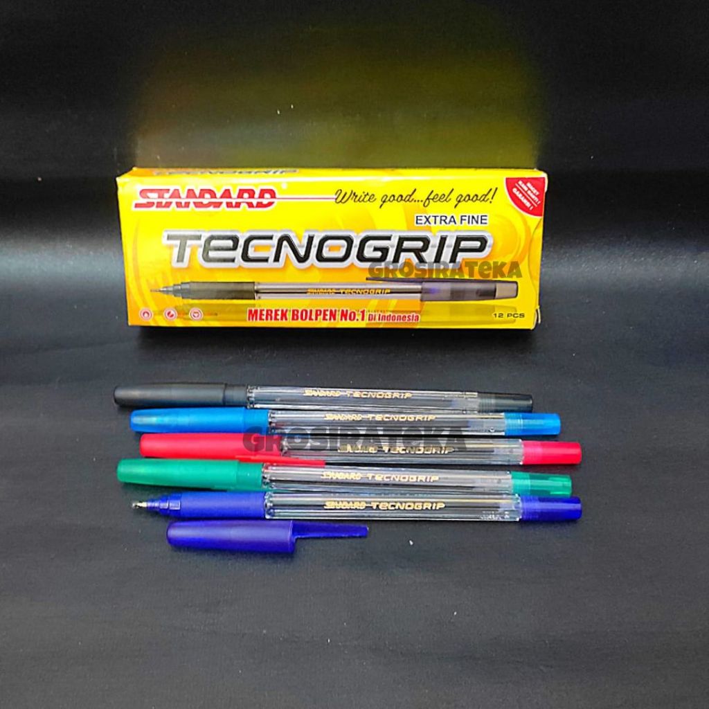 Jual BALLPOINT, BOLPEN, POLPEN, PULPEN, BP STANDARD TECNOGRIP HTM ...