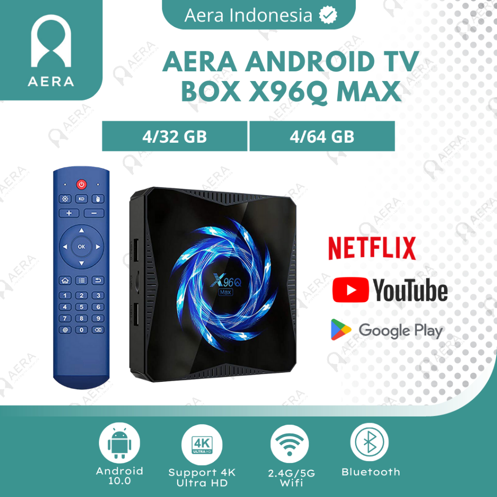 Jual TV Box X96Q Max | Set Top Box Android X96Q Max | X96Q MAX RAM 4GB ...