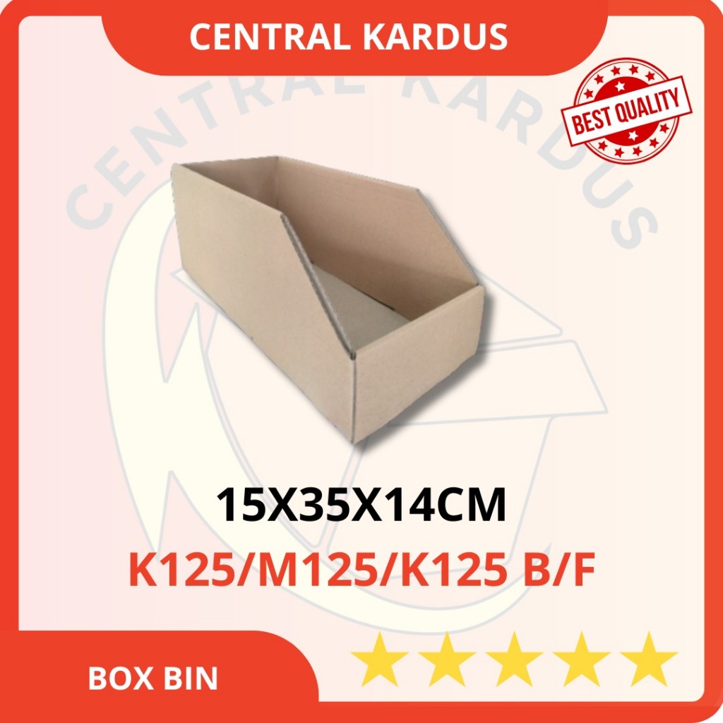Jual (10PCS) Kardus box Kardus box bin ukuran 15x35x14cm Diecut dus ...