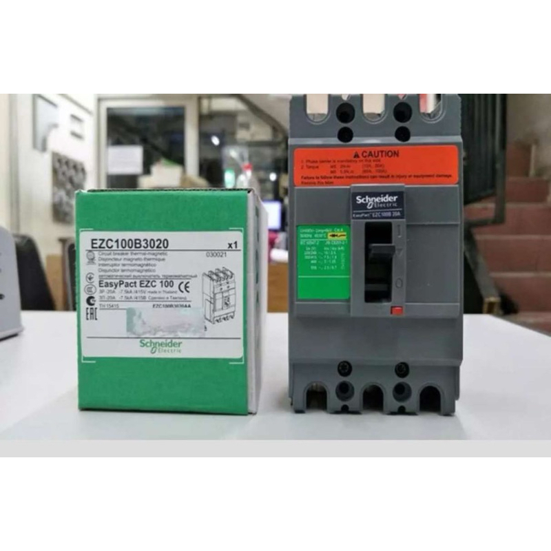Jual MCCB EasyPact EZC100B 3P 15A 20A 25A 30A 40A 50A 60A MCCB 7,5KA Schneider | Shopee Indonesia