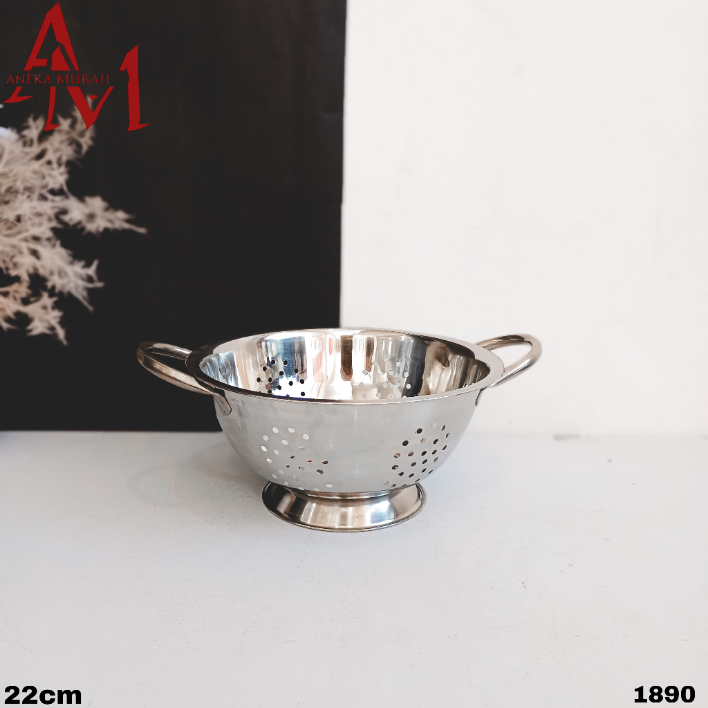 Jual 555 COLANDER 22CM / BAKUL NASI STAINLESS (1890) | Shopee Indonesia