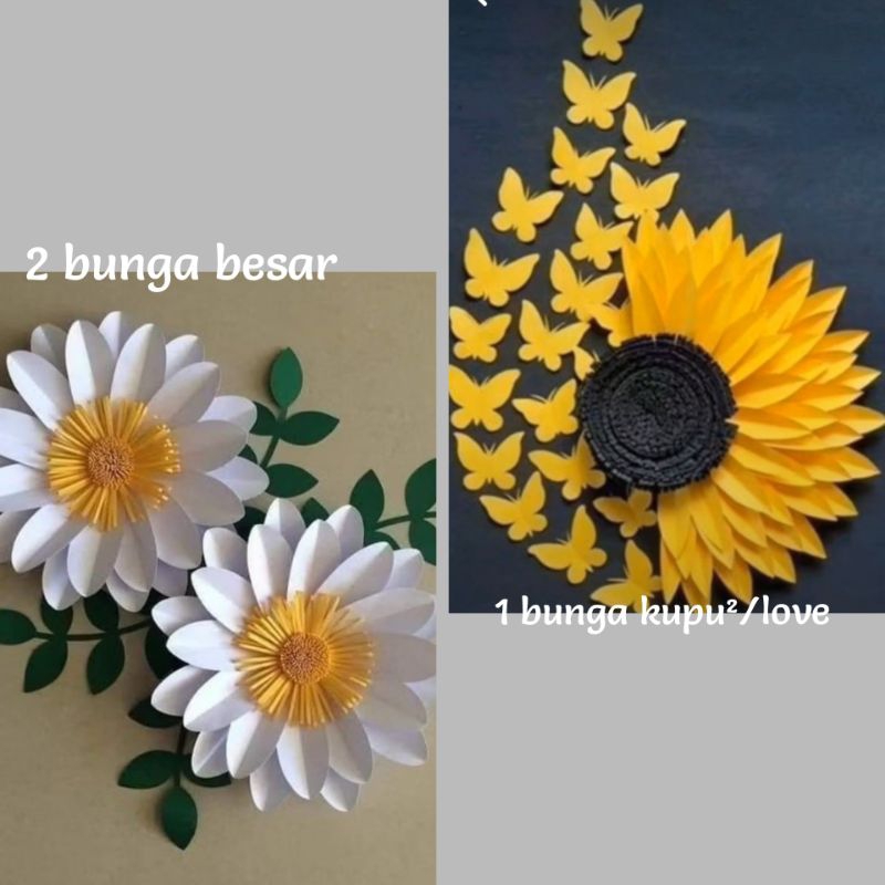 Jual ORIGAMI WANNABE DIY origami bunga besar hiasan dekorasi dinding ...