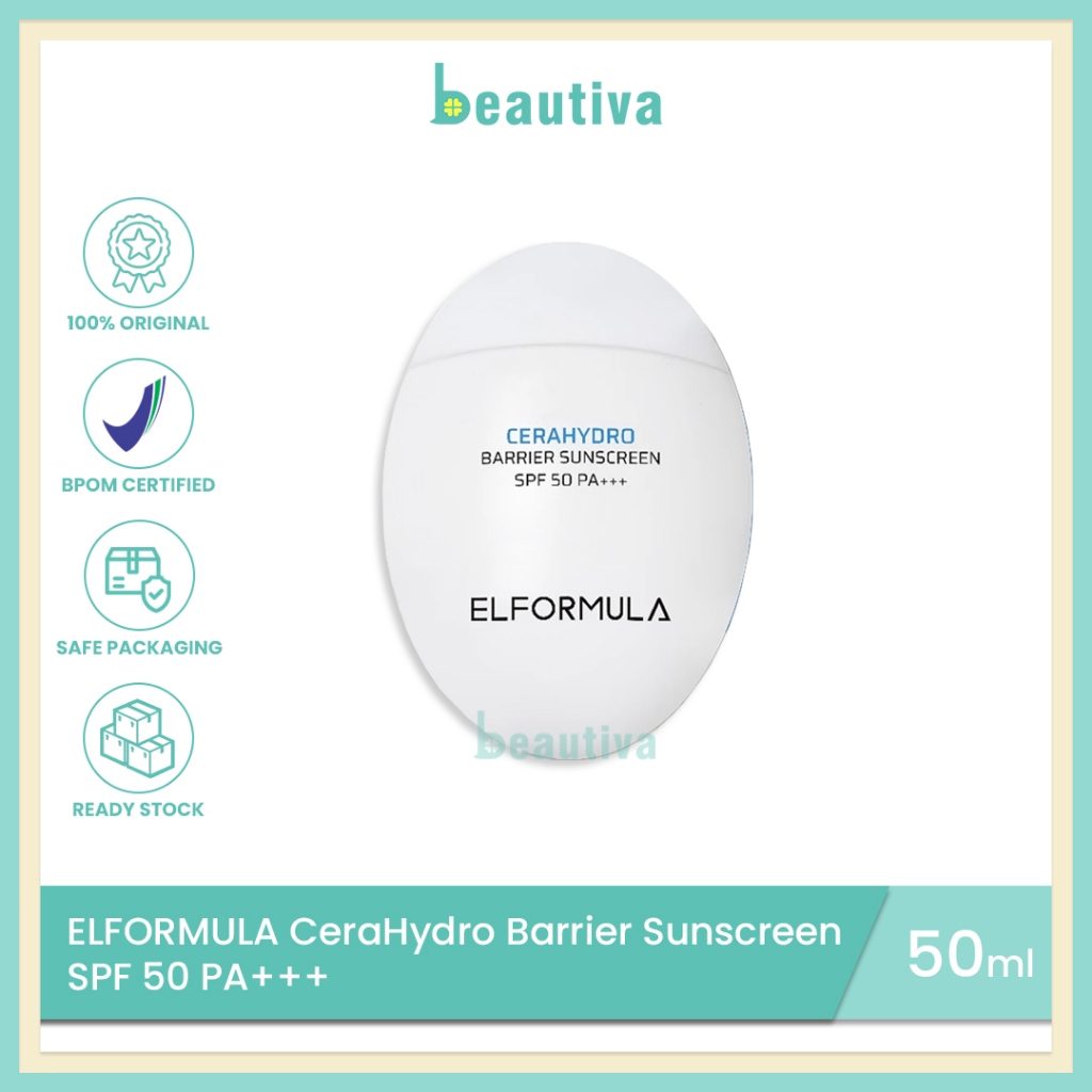 Jual ELFORMULA CeraHydro Barrier Sunscreen SPF 50 PA+++ | Shopee Indonesia