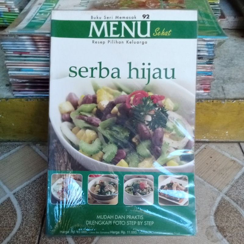 Jual Buku Masakan - Menu Sehat Serba Hijau | Shopee Indonesia