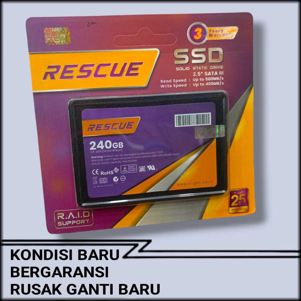 Jual SSD V-Gen Rescue 240GB - Sata 3 VGen 240 GB 2.5" original | Shopee ...