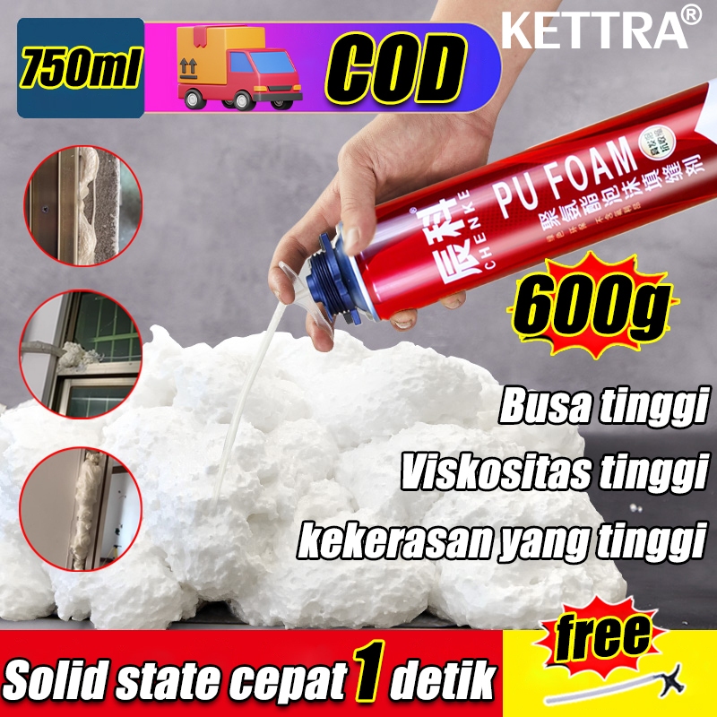 Jual 1 detik keadaan solid PU FoamSealant Spray pu busa Pengisian dan retak 750 mL spesifikasi ...