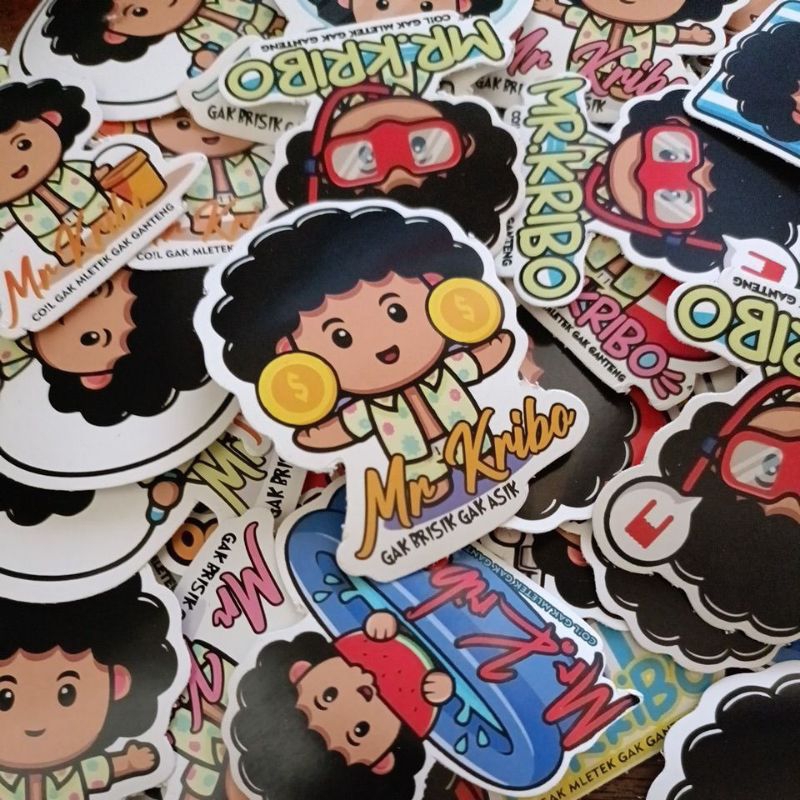 Jual Sticker/Stiker Label Kribo Vol.3 bahan USA 2 pcs | Shopee Indonesia