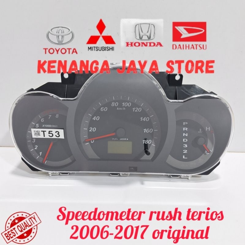Jual speedometer kilometer rush terios bensin lama 2006-2017 original ...