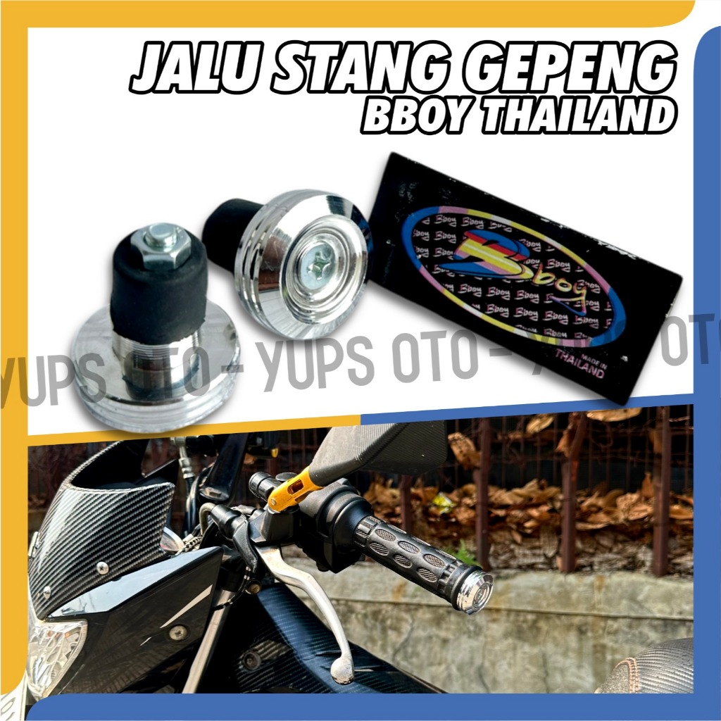Jual Jalu Stang Bandul Stang Chrome Motor Spiral Titanium Chrome Silver ...