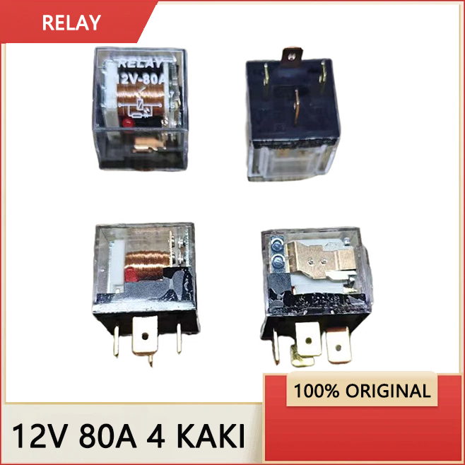 Jual Relay Klakson Relay Transparan 4 Kaki 5 Kaki 12V Volt 80A | Shopee ...