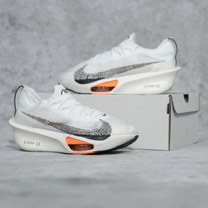 Jual Nike Air Zoom Alphafly Next% 3 Proto White Black Phantom | Shopee Indonesia