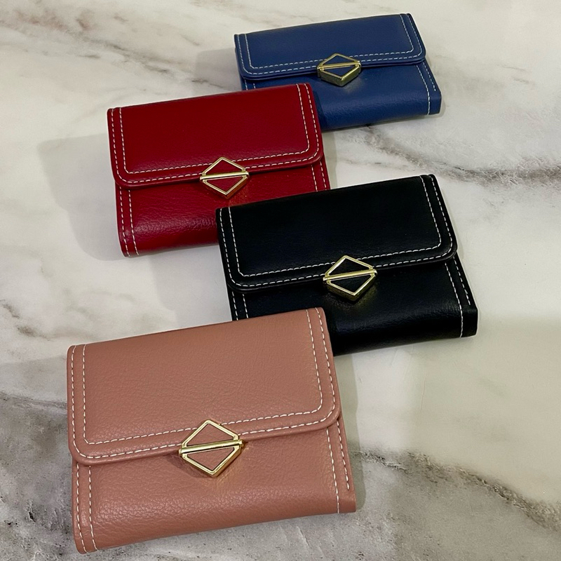 Jual Ra-mi 라미 three fold wallet | Compact walllet | Trendy -Mirae ...