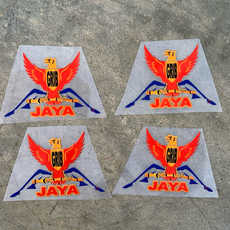 Jual sablon setrika dtf logo grib jaya di tempelnya cukup menggunakan ...