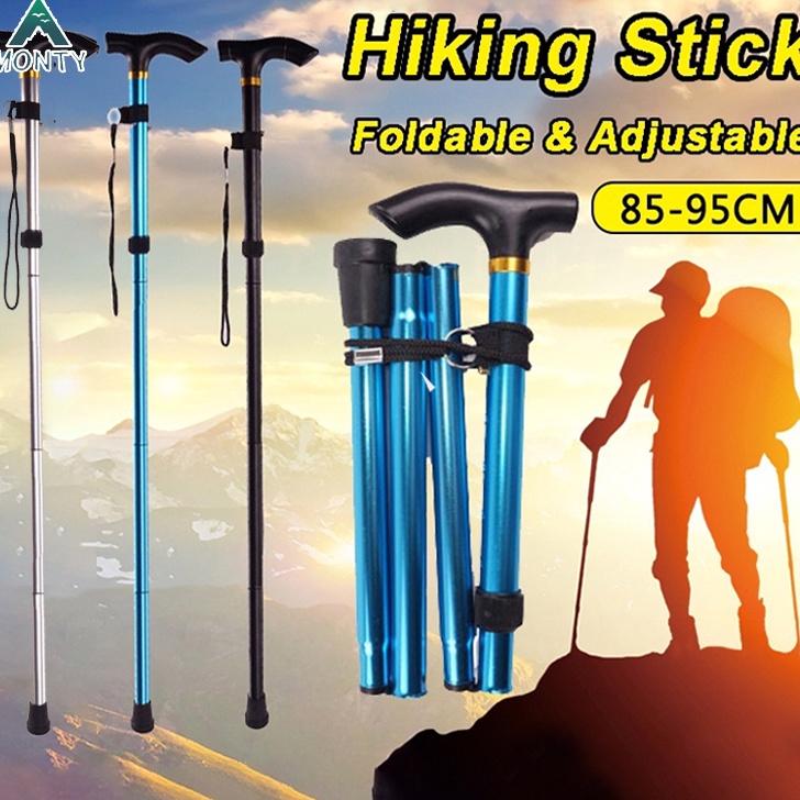 Jual MONTY tongkat pobel Tongkat Hikingtongkat lipat tongkat 1 ...
