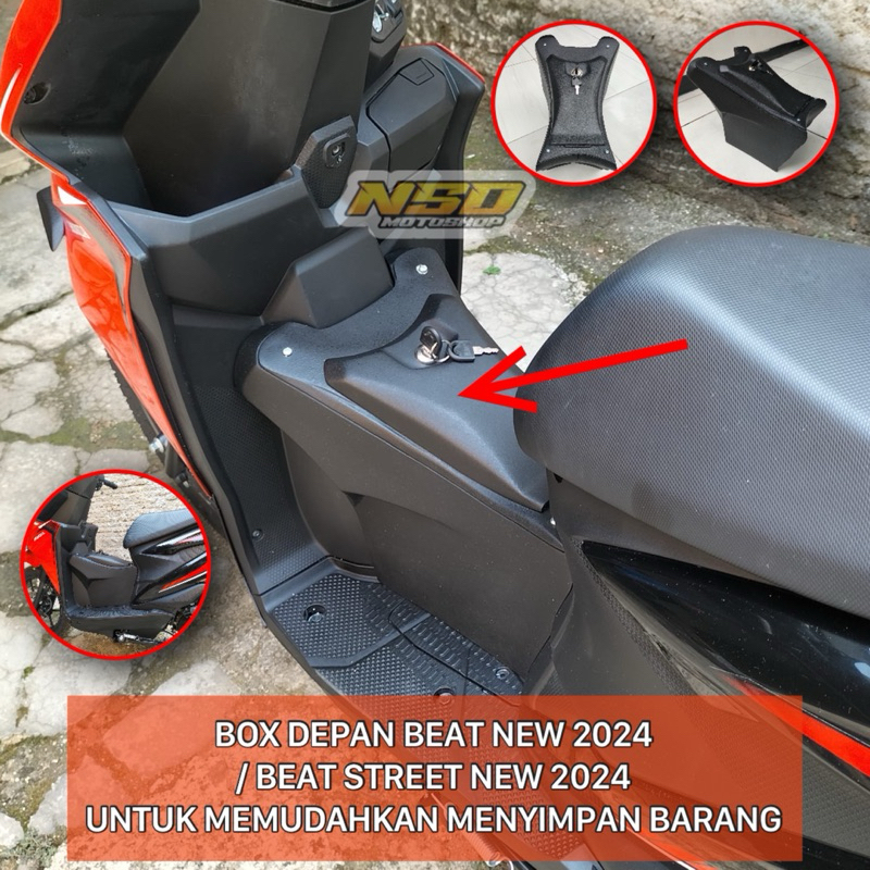 Jual Box Bagasi Depan Beat New Beat Street New 2024 Beat Gen 2 Box ...