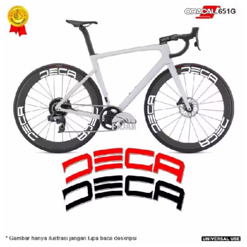 Jual Stiker Rims Sepeda Cutting Sticker Velk Sepeda Decal Velg Sepeda ...