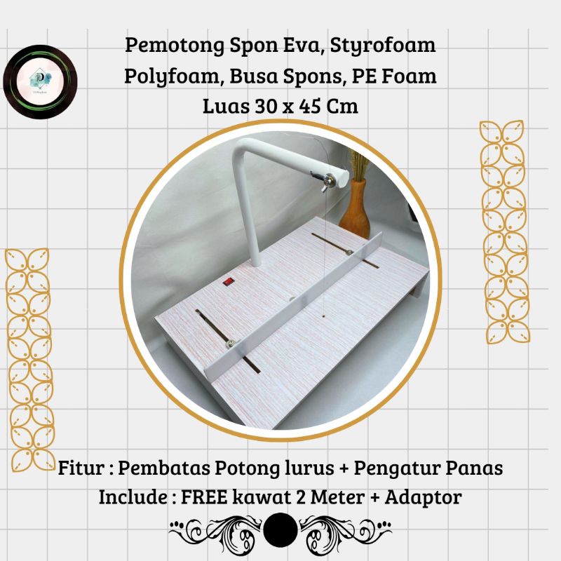 Jual NEW Mesin Pemotong Styrofoam / Spon Eva / Busa Kasur / Polyfoam ...
