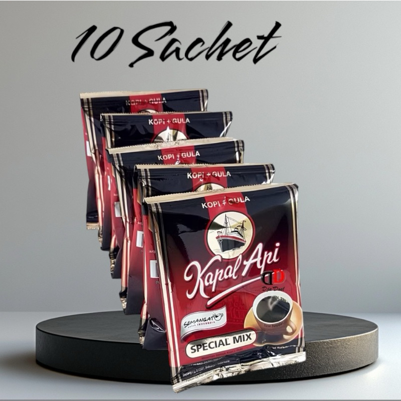 Jual KOPI KAPAL API SPECIAL MIX 25gr RENCENG ( ISI 10 ) | Shopee Indonesia