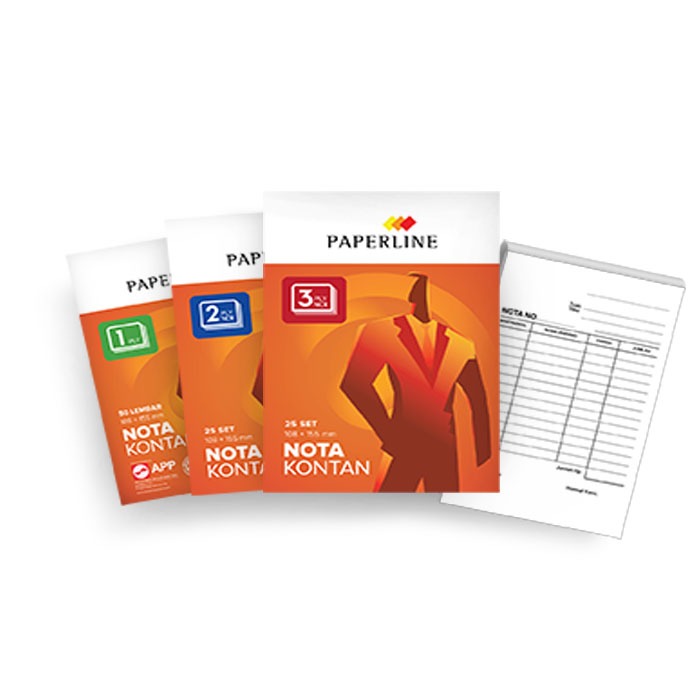 Jual Buku Nota Kontan Besar Paperline Ukuran 1ply / 2ply / 3ply Rangkap ...
