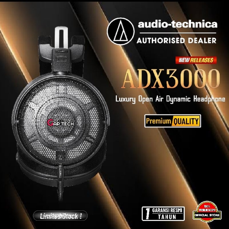 Jual Audio Technica ATH ADX3000 / ADX-3000 / ADX 3000 Premium Open Air ...