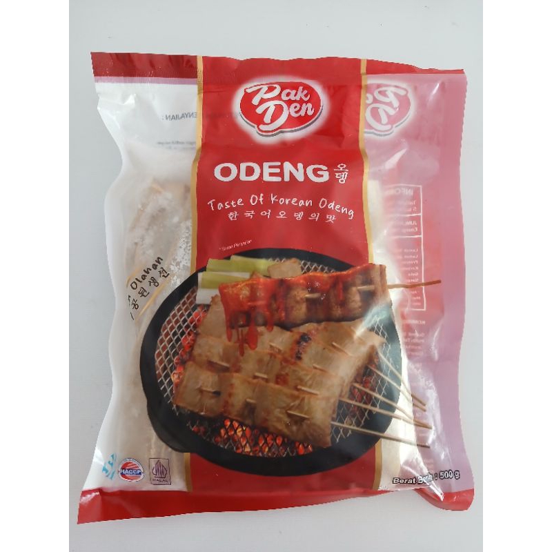 Jual PakDen odeng frozen food - taste of korean odeng 500g | Shopee ...