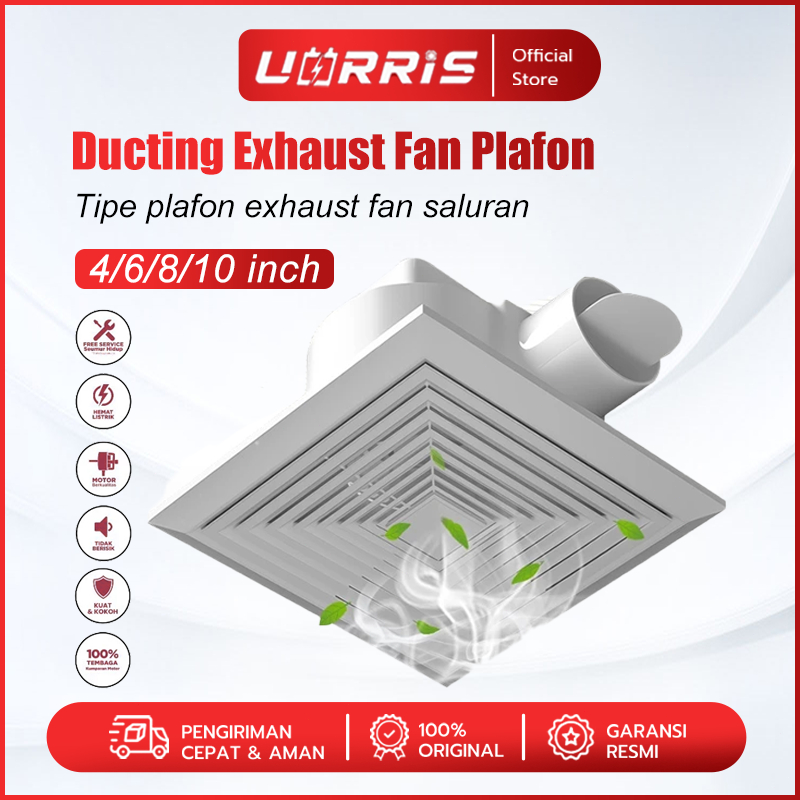 Jual UORRIS Ducting Exhaust Fan Plafon 12 Inch kipas angin blower atap ...