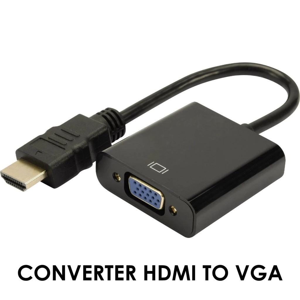 Jual NYK Converter Cable HDMI to port VGA / SAMBUNGAN HDMI TO VGA + AUDIO / CONNECTOR HDMI TO ...