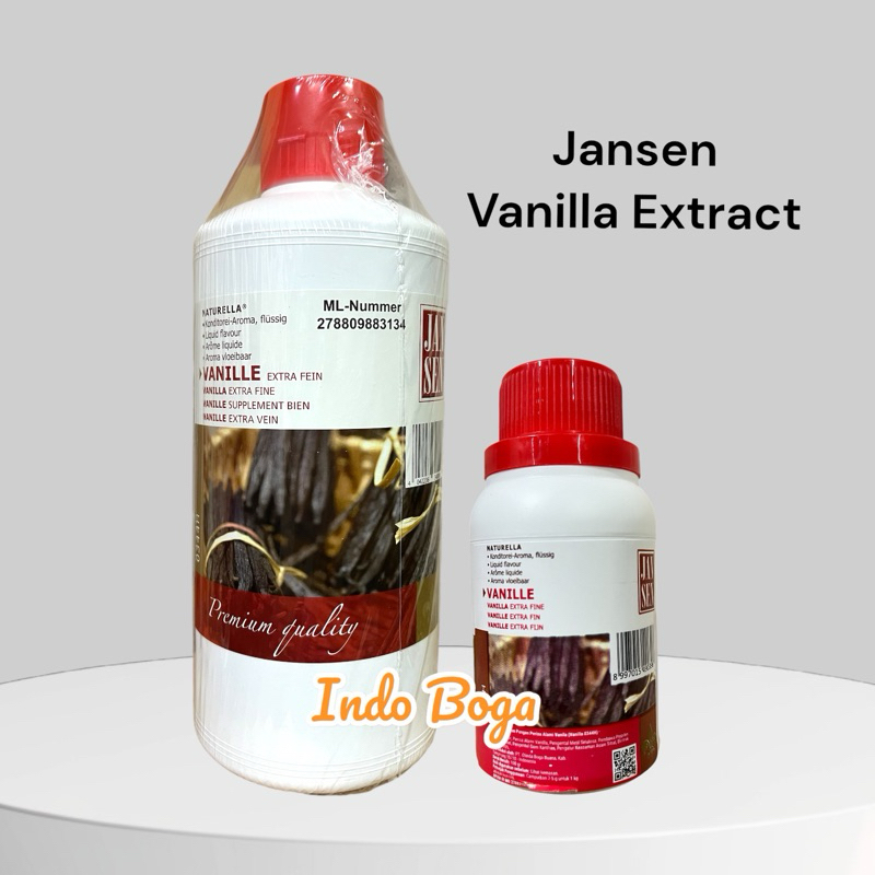 Jual Jansen flavour Vanilla extract extra fine 100 gram / vanilli ...