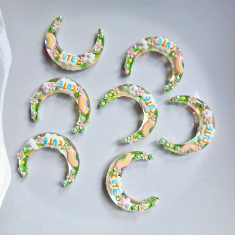 Jual MANIK LUKIS BULAN SABIT | BEADS PAINTING | PCS | Shopee Indonesia