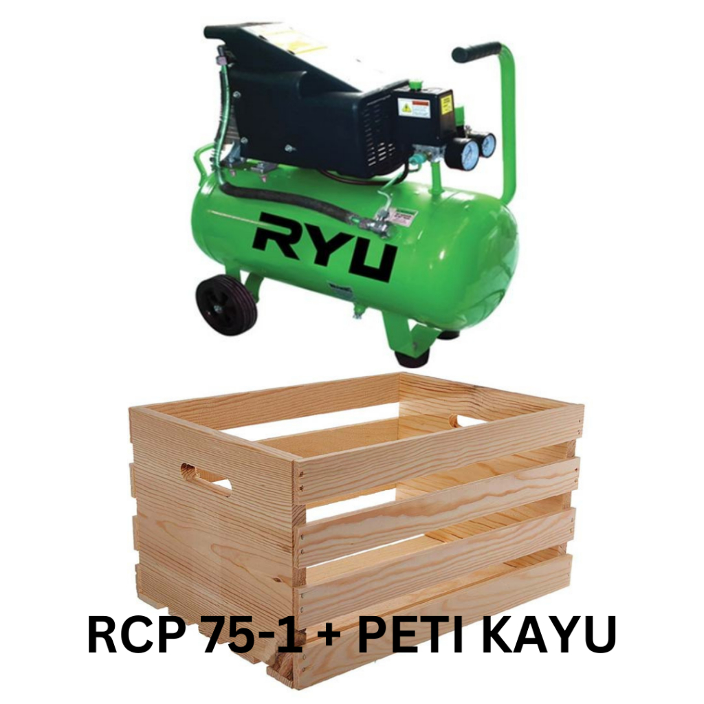 Jual RYU Mesin Kompressor 10 Liter 0.75 HP - 1 RCP 75-1 / RYU ...