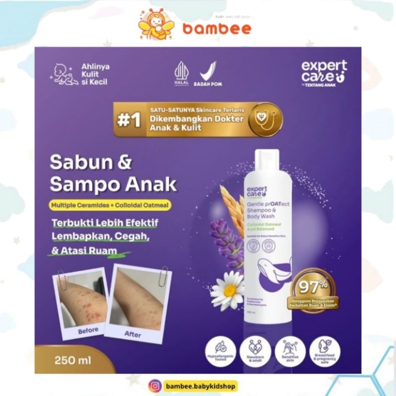 Jual Expert Care 2in1 Gentle Proatect Shampoo and Body Wash for ...