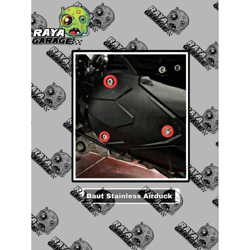 Jual Baut Stainless Airduck Beat Scoopy Vario (3pcs) | Shopee Indonesia