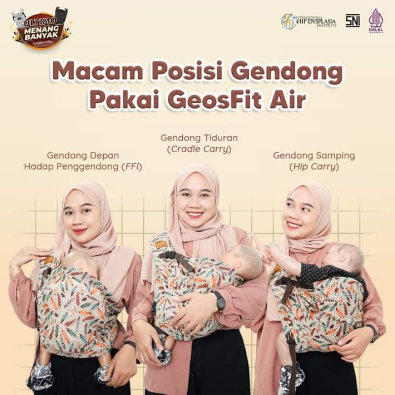 Jual INSTAN/SAMEDAY Geosfit Air dan geosfit Sporty gendongan samping ...