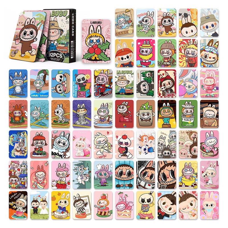 Jual Kartu Labubu (1box isi 55pcs) Photocard Hologram Labubu Kartu ...