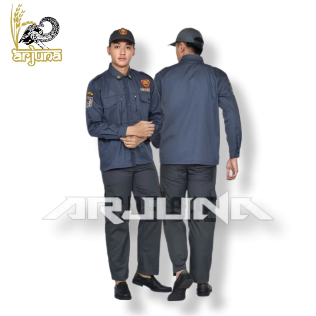 Jual SERAGAM LINMAS 2024/2025 SERAGAM HANSIP SATLINMAS ABU TERBARU ...