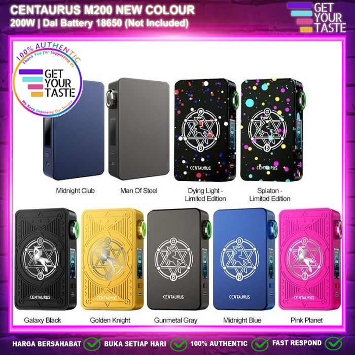 Jual Centaurus M200 NEW COLOUR 200W MOD ONLY Authentic by Lost Vape ...